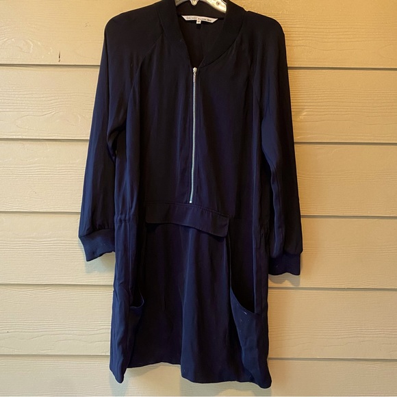 RACHEL Rachel Roy | Dresses | Rachel Roy Black Long Sleeve Zipper Front ...